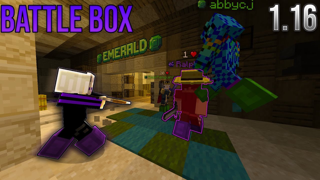 Joguei Muito! Battle Box Minecraft 1.16 - YouTube