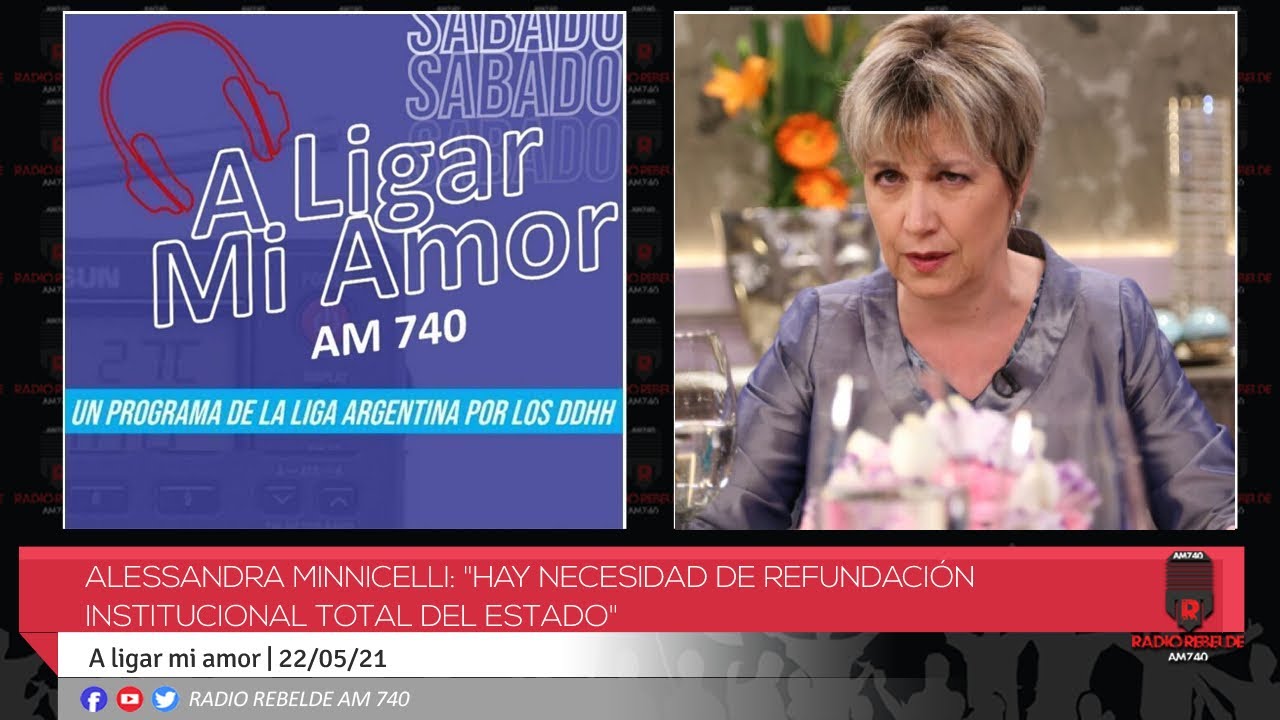 Alessandra Minnicelli: "Hay necesidad de refundación institucional ...