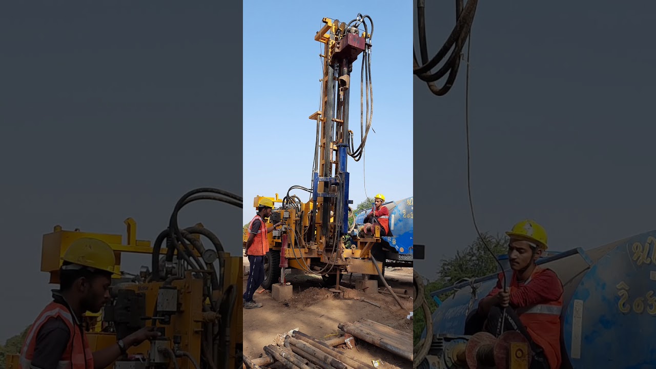 Automatic SPT hammer performance at site - YouTube