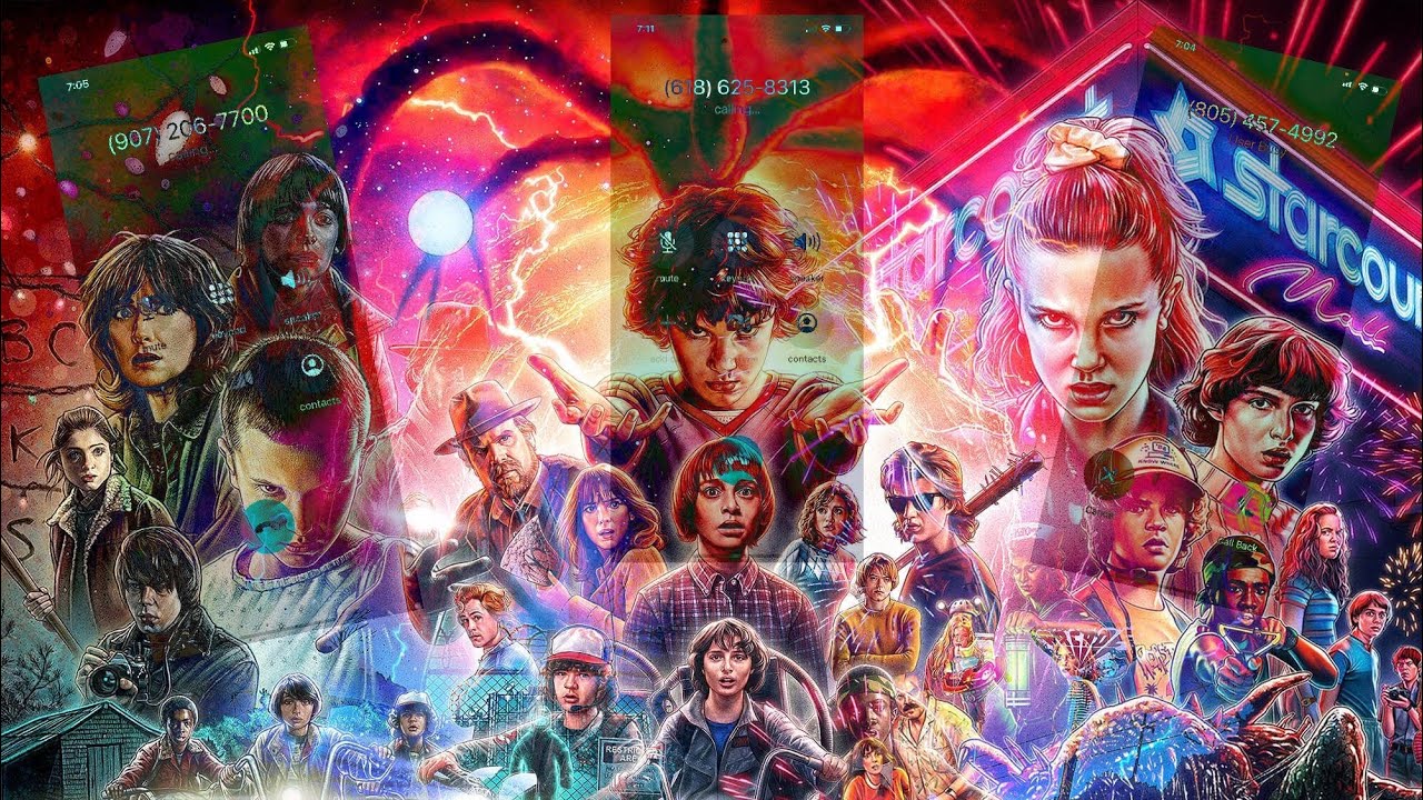Calling Phone Numbers From Stranger Things - YouTube