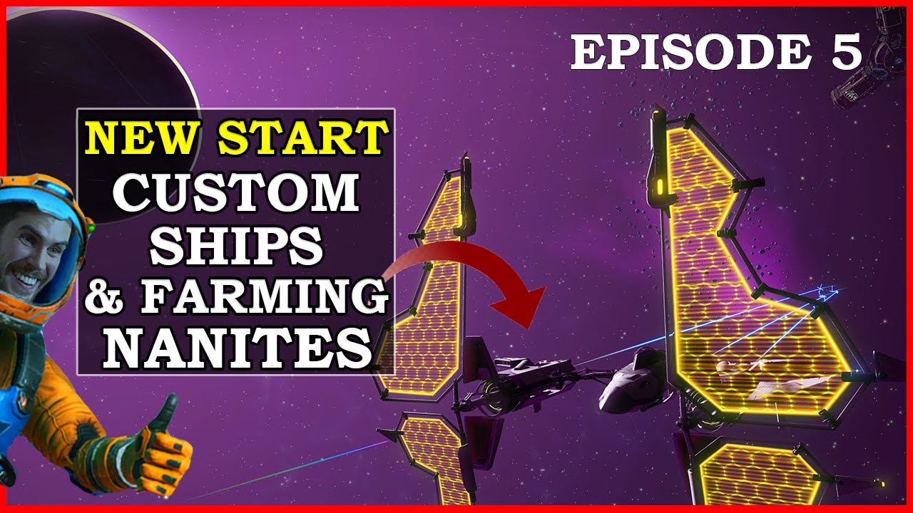 No Man's Sky New Start Best Nanite Farm And Making Our First Custom ...