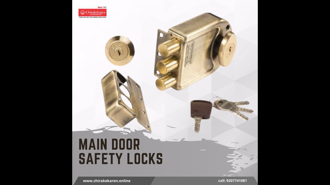 Best Main door safety locks/Best quality main door lock - YouTube
