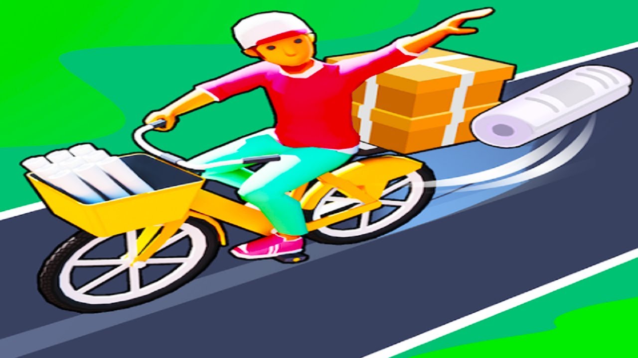🚴 Paper Delivery Boy 🗞️ GAMEPLAY Levels 1-15 (Android, iOS) - YouTube