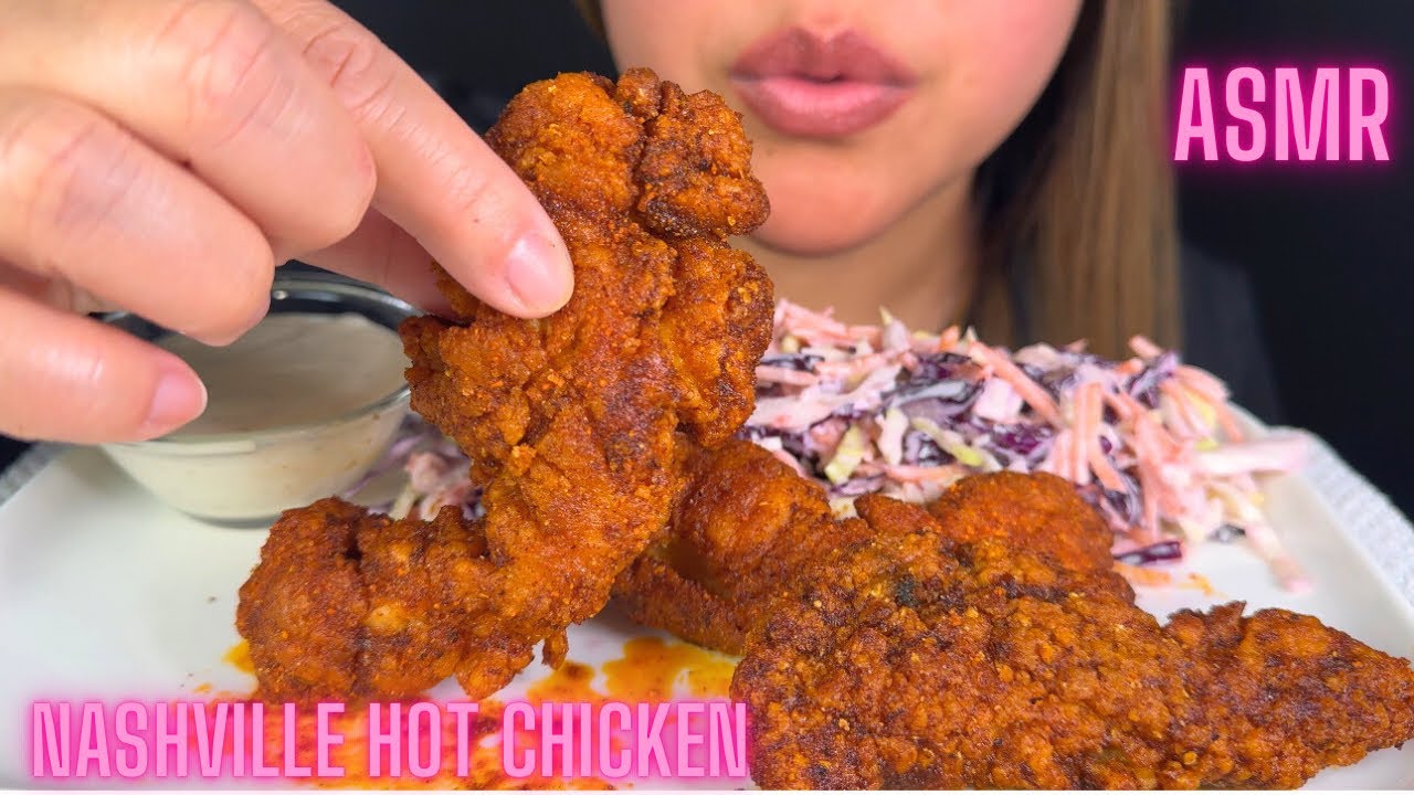 Nashville Hot Chicken ASMR|Mukbang - YouTube