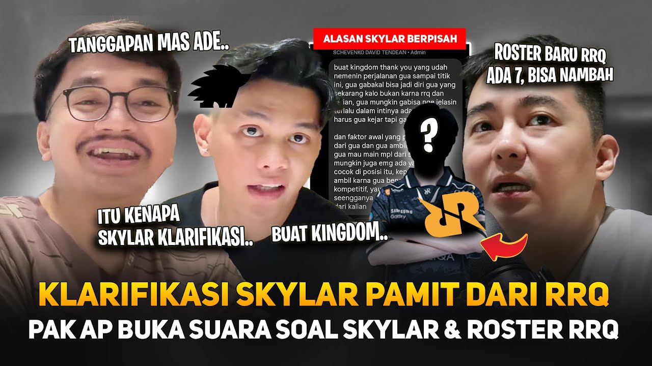 TANGGAPAN MAS ADE SOAL SKYLAR KLARIFIKASI ! PAK AP BUKA SUARA SOAL ...