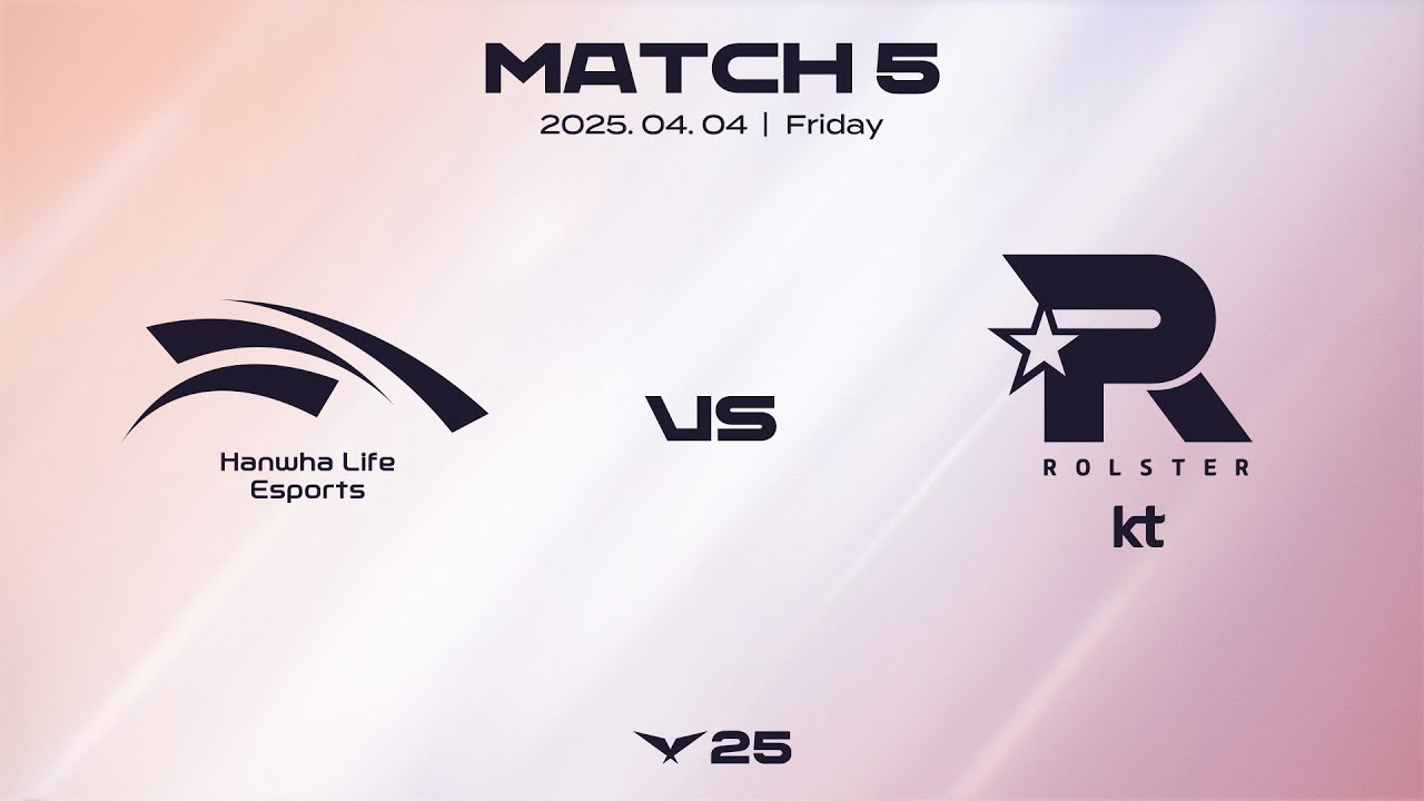 HLE vs KT | Match 5 Highlights | 04.04 | 2025 LCK - YouTube