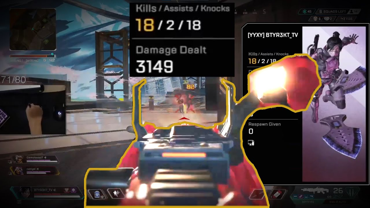 The Best Wraith Main With Pen (Apex Legends) - YouTube