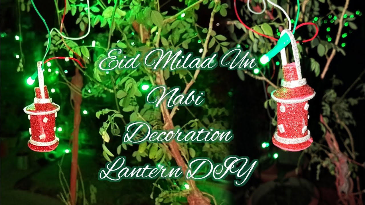 Eid Milad Un Nabi Miniature Lantern🏮 Decoration 2024 Wall decor from ...