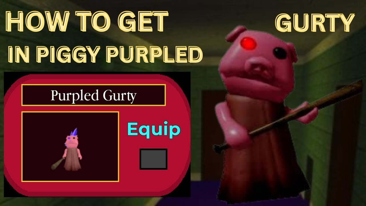 How to get Purpled Gurty in Piggy Purpled🥰#roblox #piggy #subscribe - YouTube