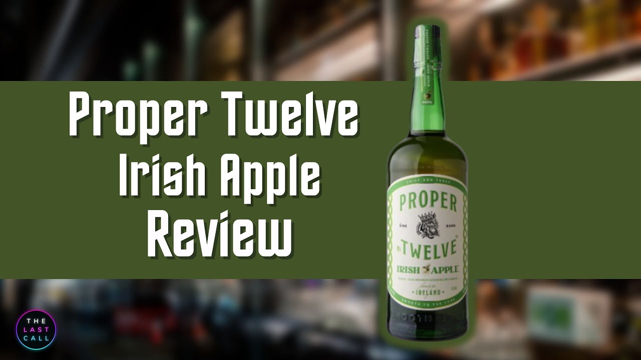 Proper Twelve Irish Apple Whiskey Review! - YouTube