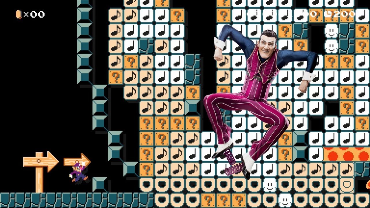 [Super Mario Maker] We Are Number One But It's a Mario Bros Level - YouTube