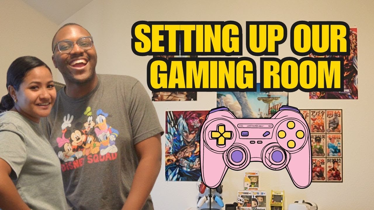 Decorating Our Game Room! - YouTube