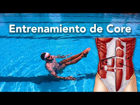 Entrenamiento de abdomen en el agua