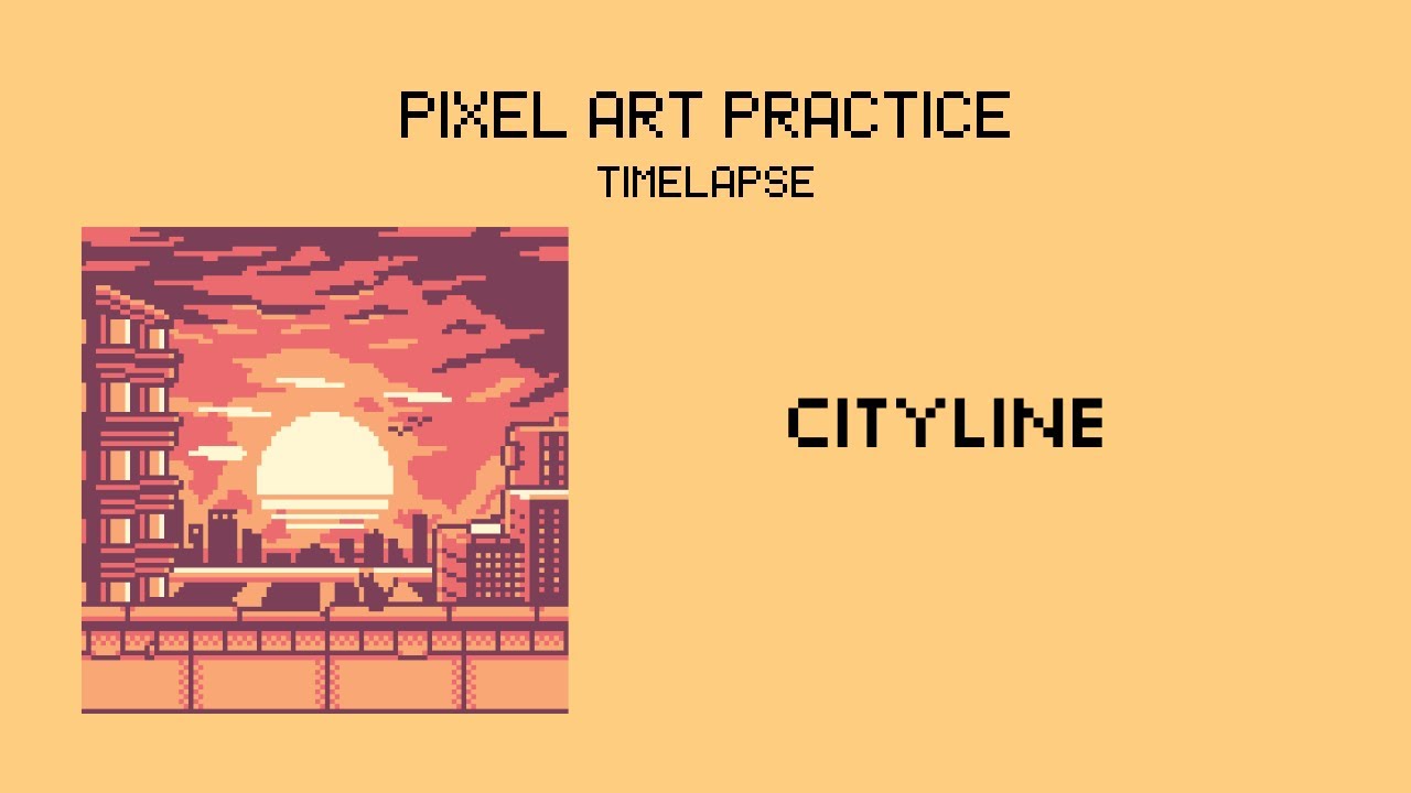 City Line | Pixel Art Timelapse - YouTube