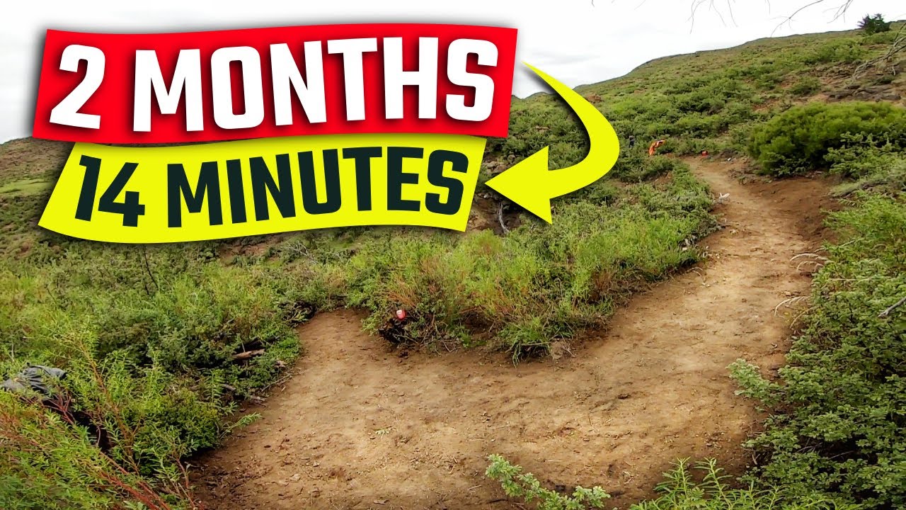 BUILDING a MTB Trail from START to FINISH! TRAIL BUILDING TIMELAPSE ...