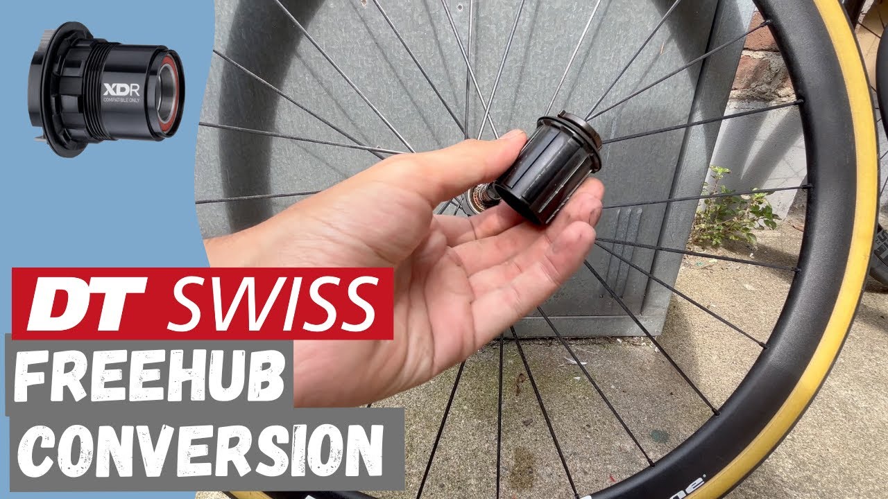 Sram XDR to Shimano HG Freehub Conversion on DT Swiss 1800 Spline - YouTube