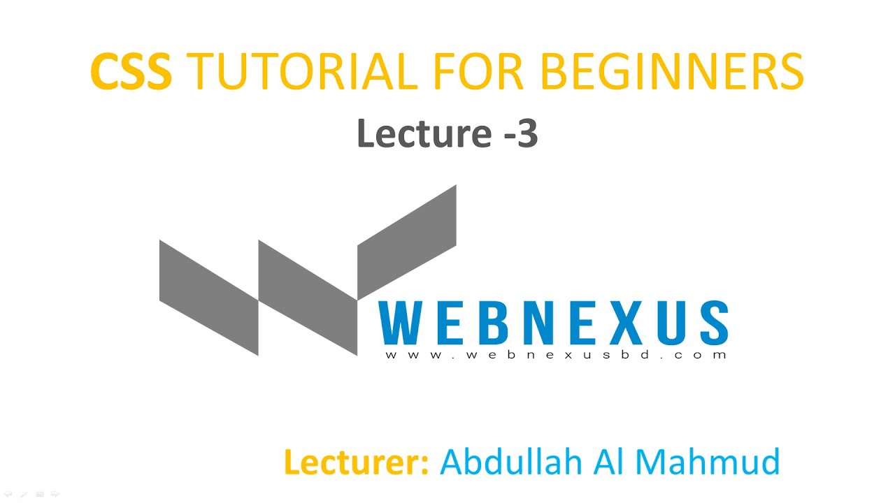 CSS Tutorial For Beginners-3 (CSS Colors) - YouTube