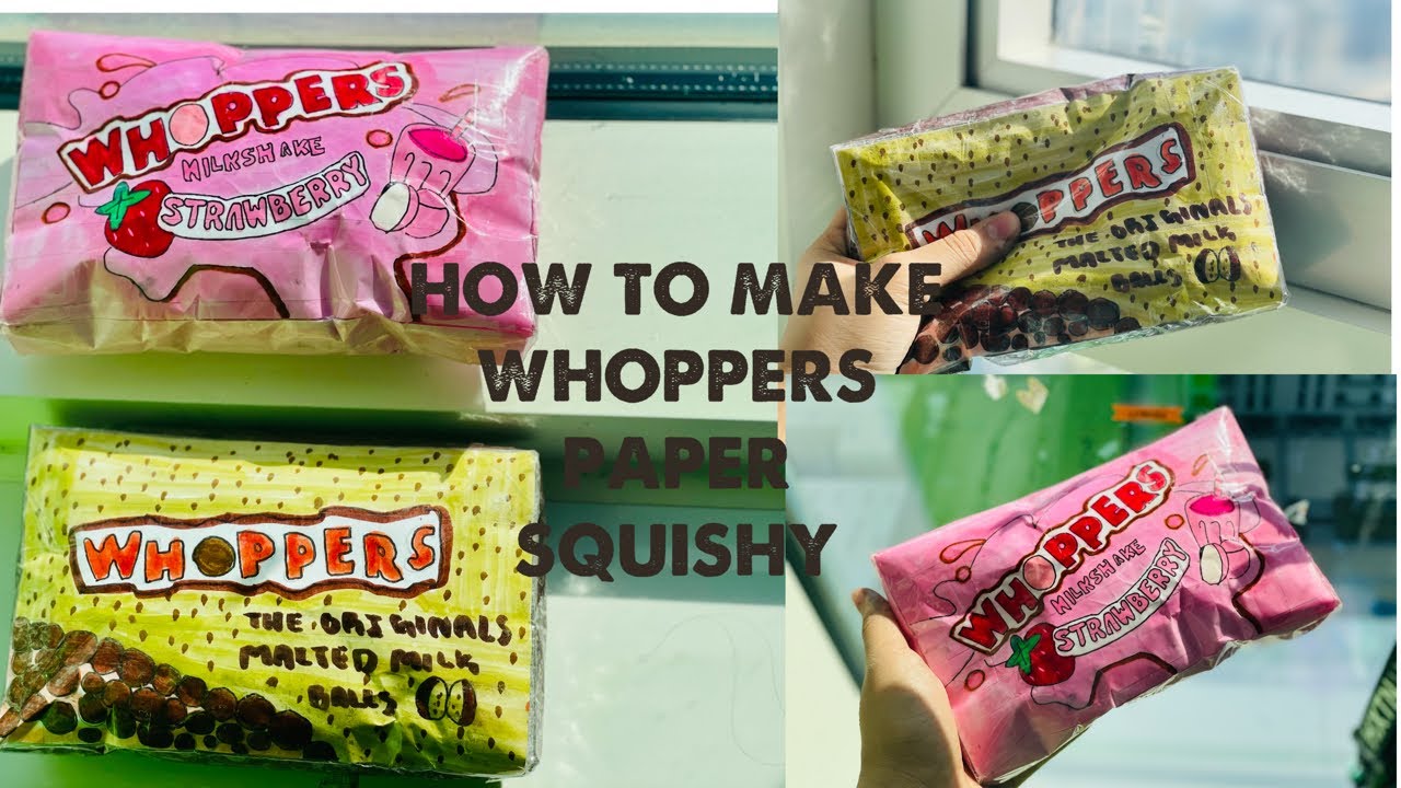 HOW TO MAKE WHOOPERS PAPER SQUISHY || Ceo Crafts - YouTube