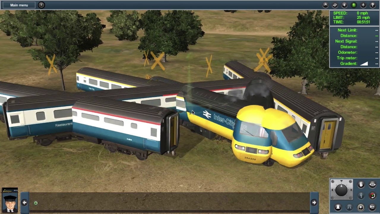 HST Crash + Runaway carriages - YouTube