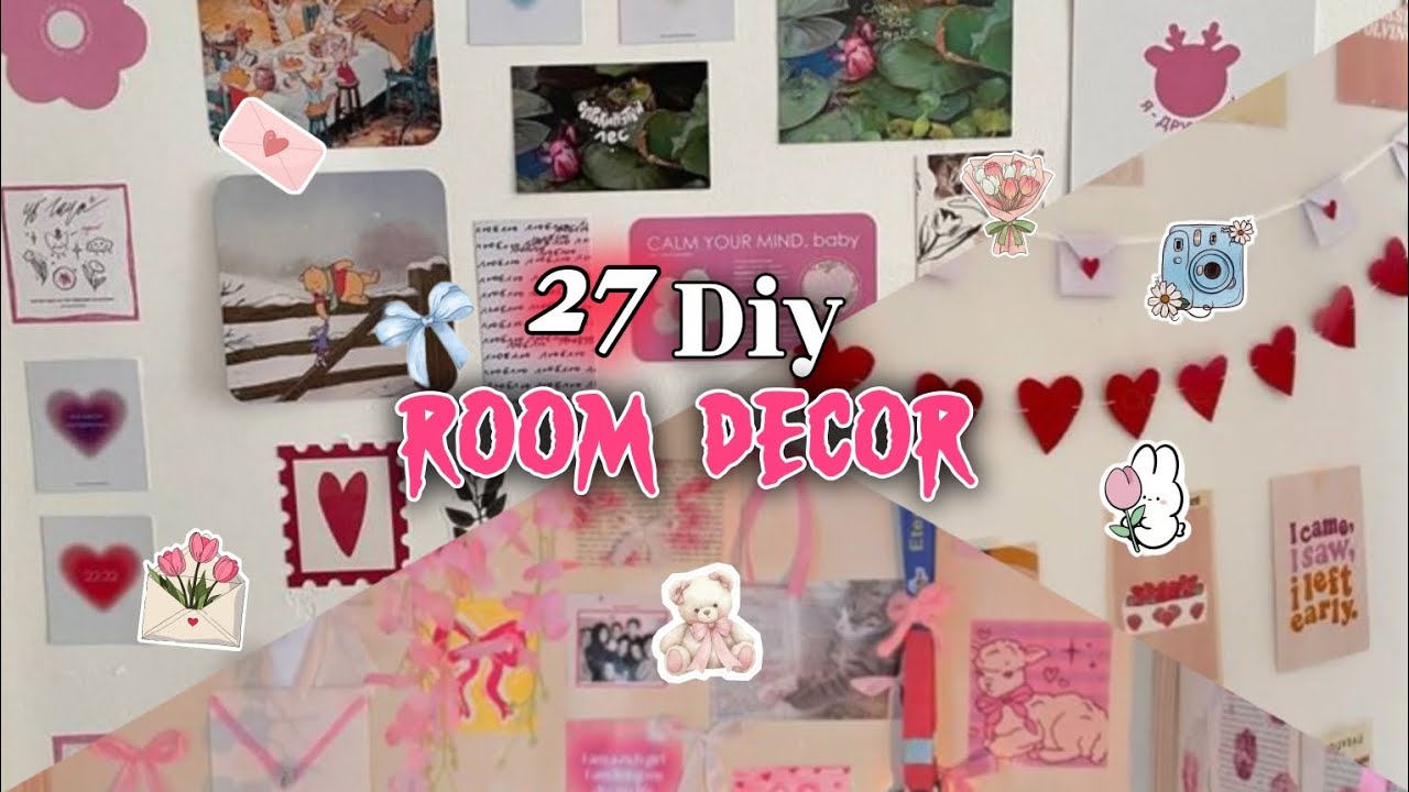DIY Room Decor Ideas🎀 | Simple & Aesthetic Inspiration | Ishusparks ...