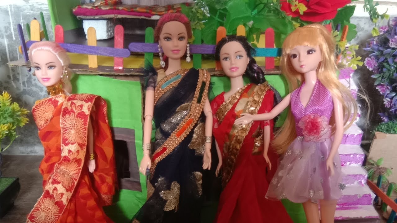 Aaj milenge rekha ke pariwar se # saanvi ki kahani part -1# Barbie life ...