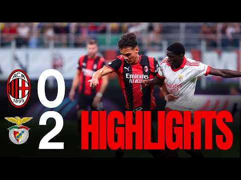 Highlights Europa League | Milan 0-2 Benfica | Rossoneri sconfitti nella prima giornata