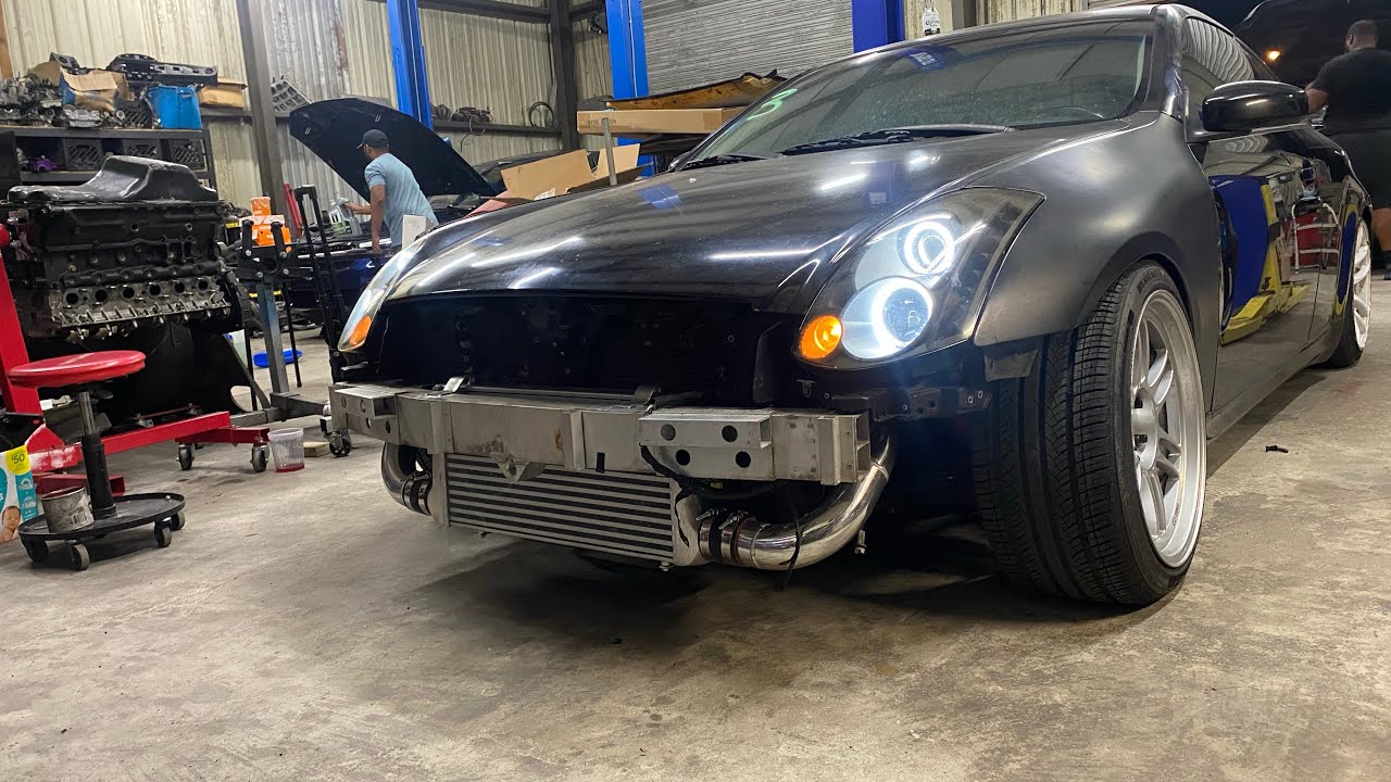 Bringing the turbo G35 to life - YouTube