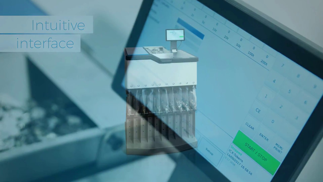 Coin Machine - SCAN COIN ICX Active9 Coin Sorter - YouTube