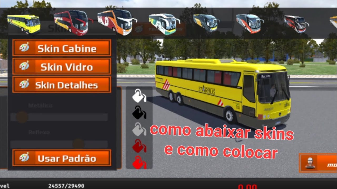 Ensinando a como colocar skins no world bus Driving simulator fácil e ...