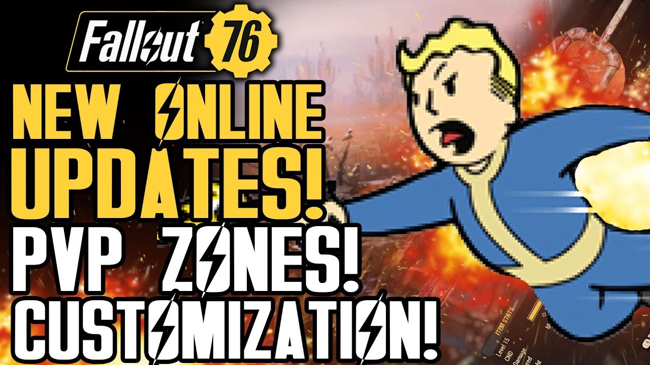 Fallout 76 - New Multiplayer Updates! "PVP Zones," Customization and ...