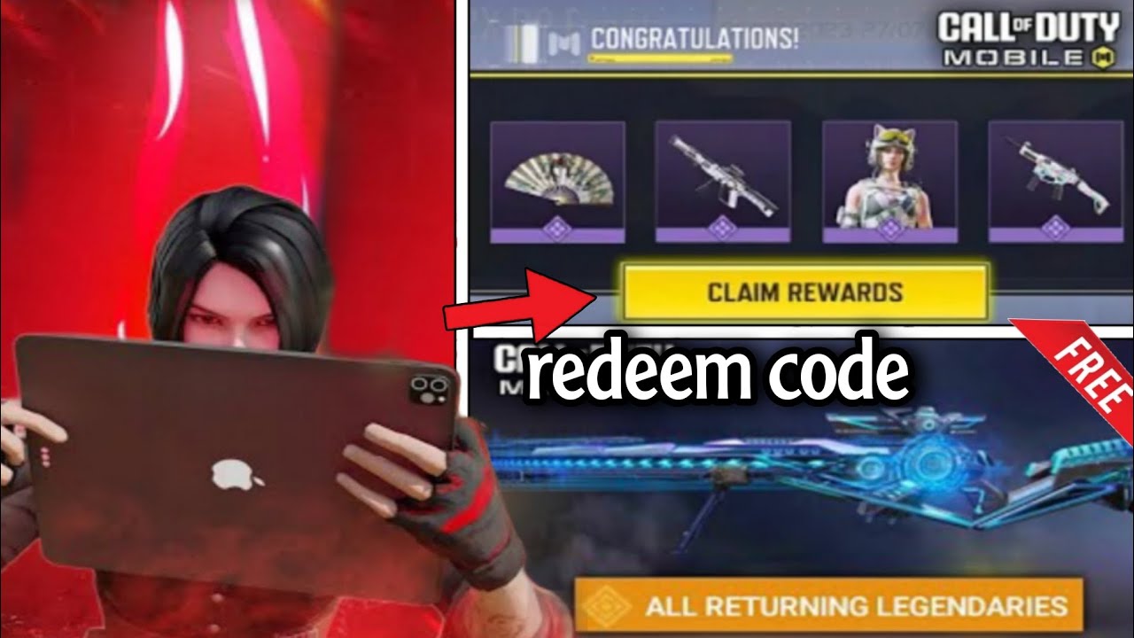 Secret redeem code can give free legandary weapon😧 - YouTube