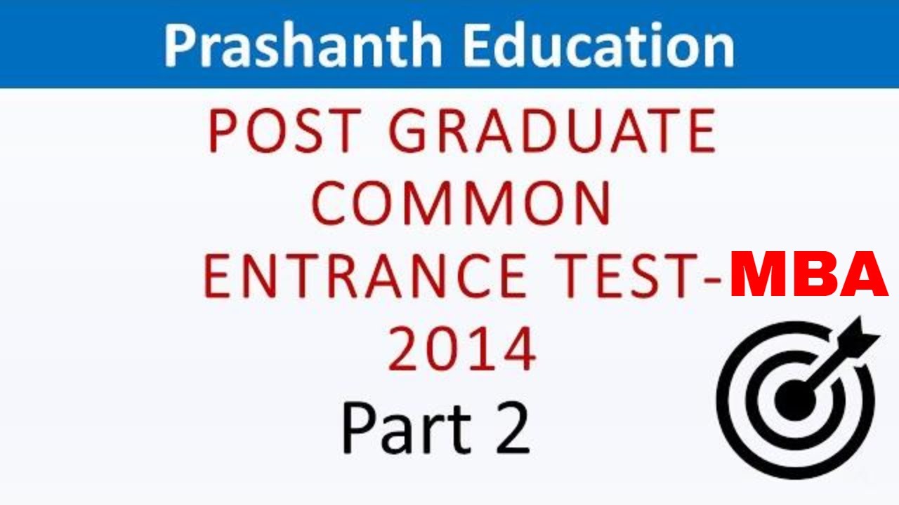 Karanataka PGCET 2021|| PGCET MBA 2014 question paper solution with ...