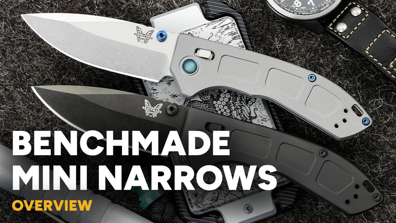 Benchmade Mini Narrows - The Ultimate Lightweight EDC - Overview - YouTube