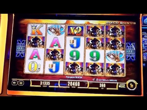 WHOLE ENTIRE SCREEN Buffalos & Multipliers on Buffalo Gold Slot Machine ...