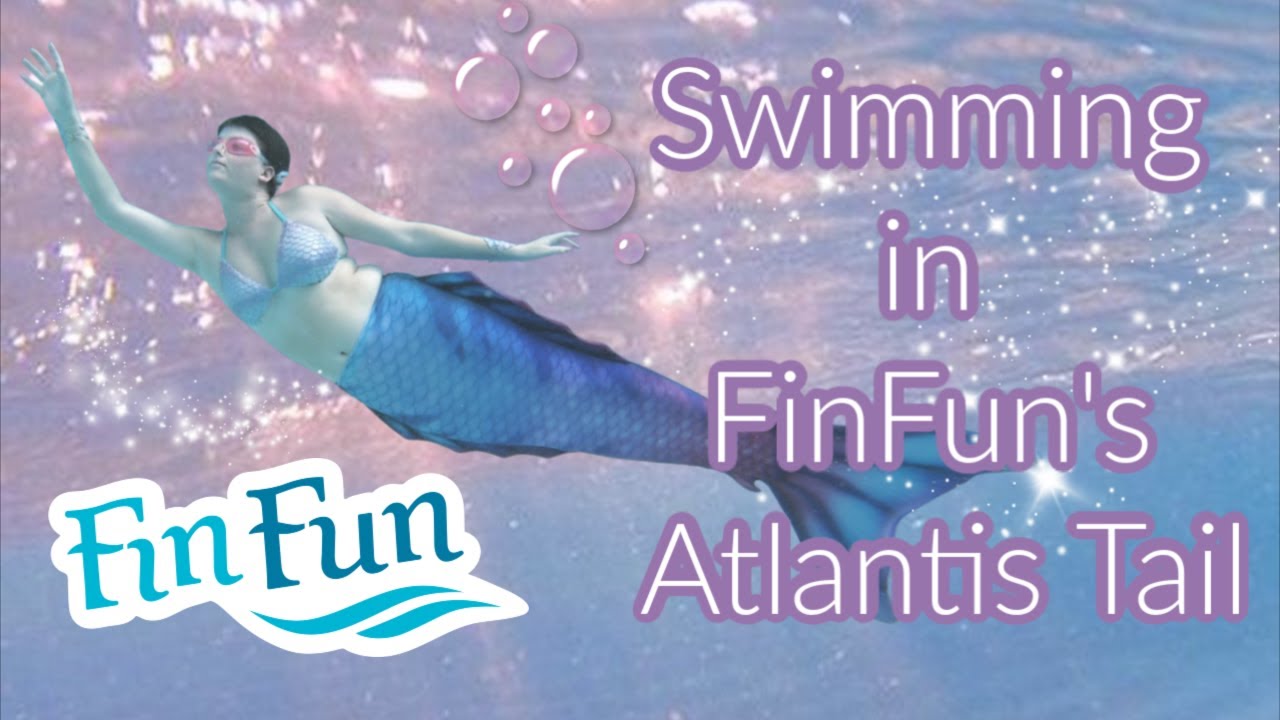 My First Swim in FinFun's Atlantis Tail! 🧜 | Short Relaxing Mermaid ...