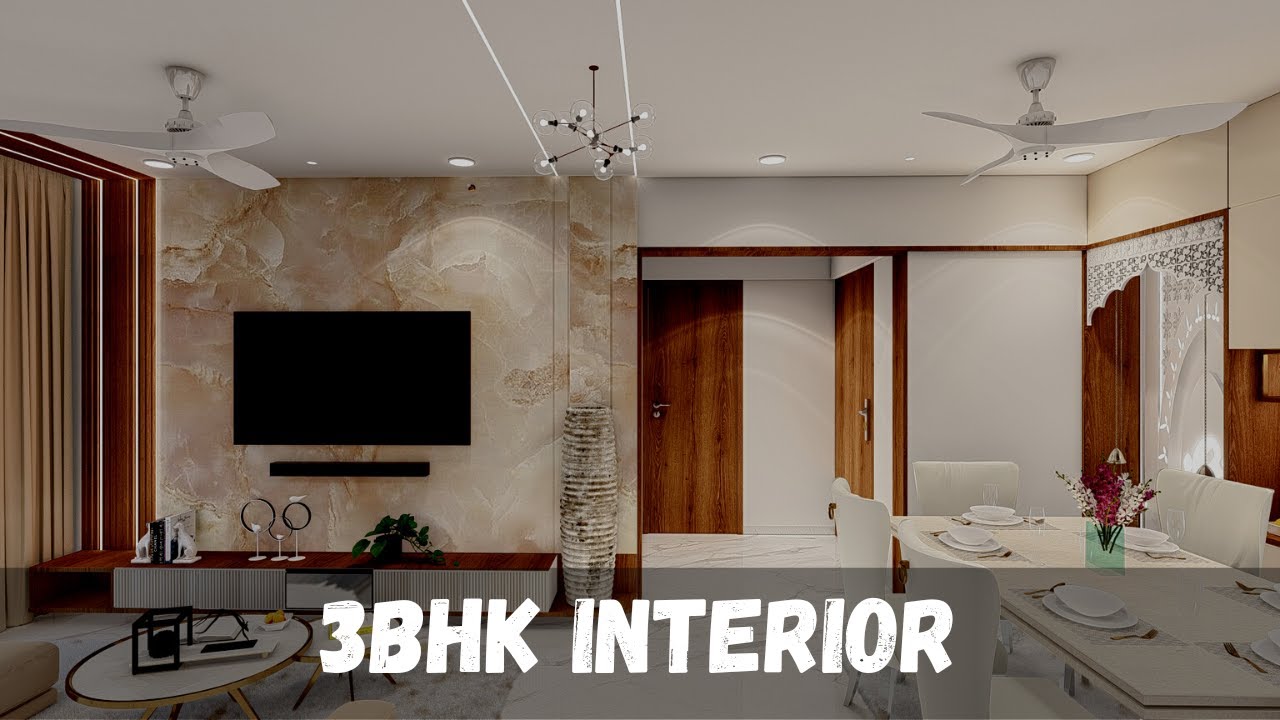 3BHK Interior WalkThrough - YouTube