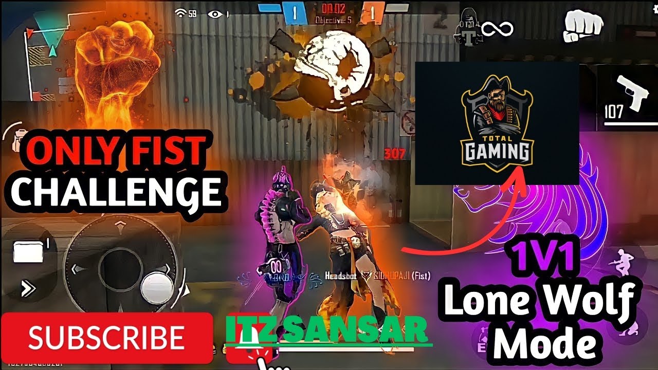 only fist challenge in lone wolf subscribe for more video - YouTube