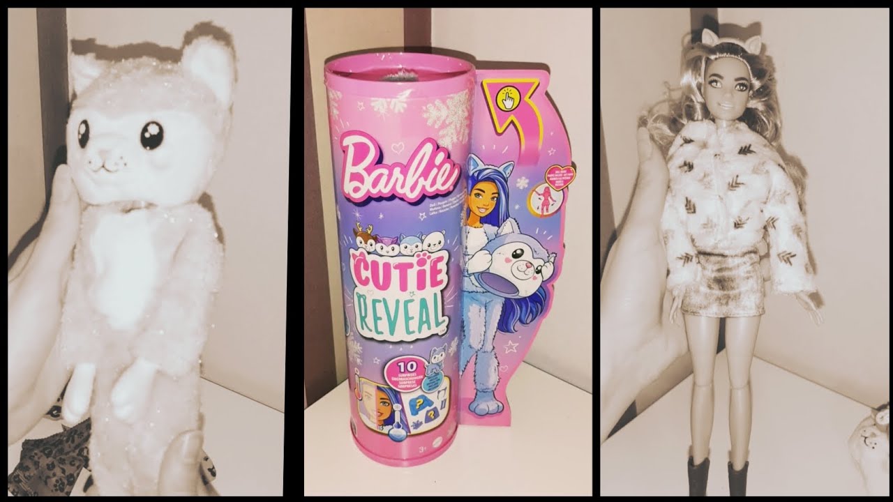 Opening Barbie Cutie Reveal The Husky (I think) - YouTube