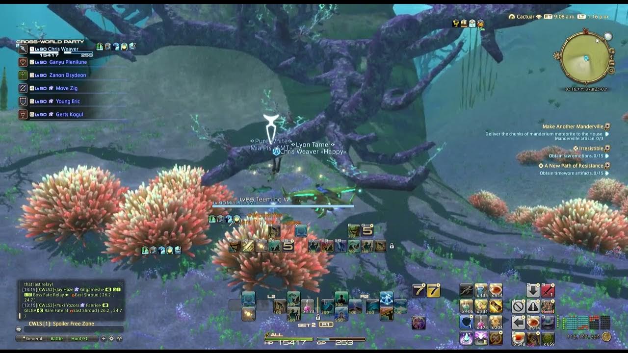 When your gathering bot in FFXIV can't reach the node - YouTube