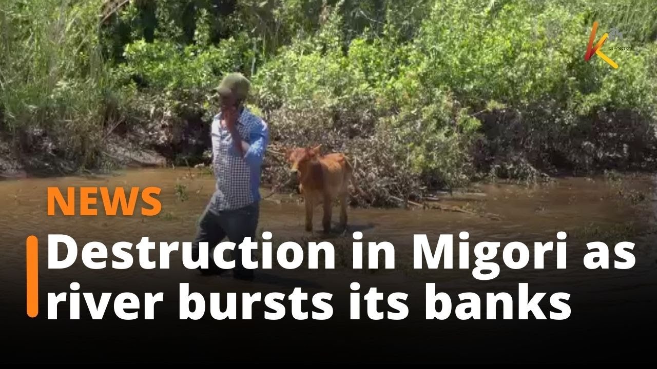Trails of destruction as river bursts its banks in Migori - YouTube