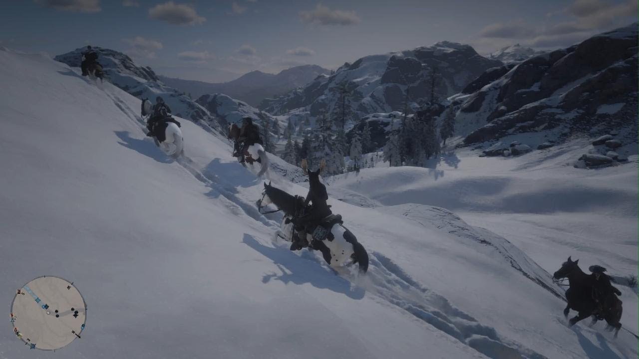 RDR2 - Colter to Rhodes Trail Ride Pt 1 - YouTube