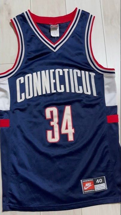 Vintage Nike Ray Allen UCONN Connecticut Huskies Basketball Jersey# ...