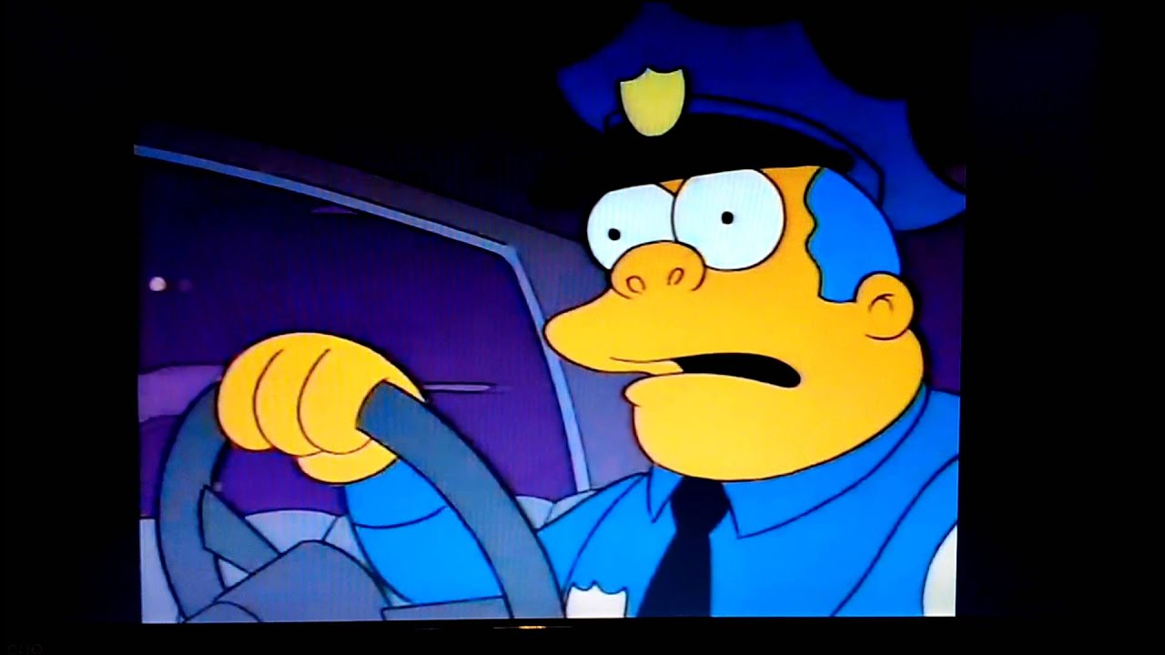 Los simpson - jefe gorgory auto fantasma - YouTube