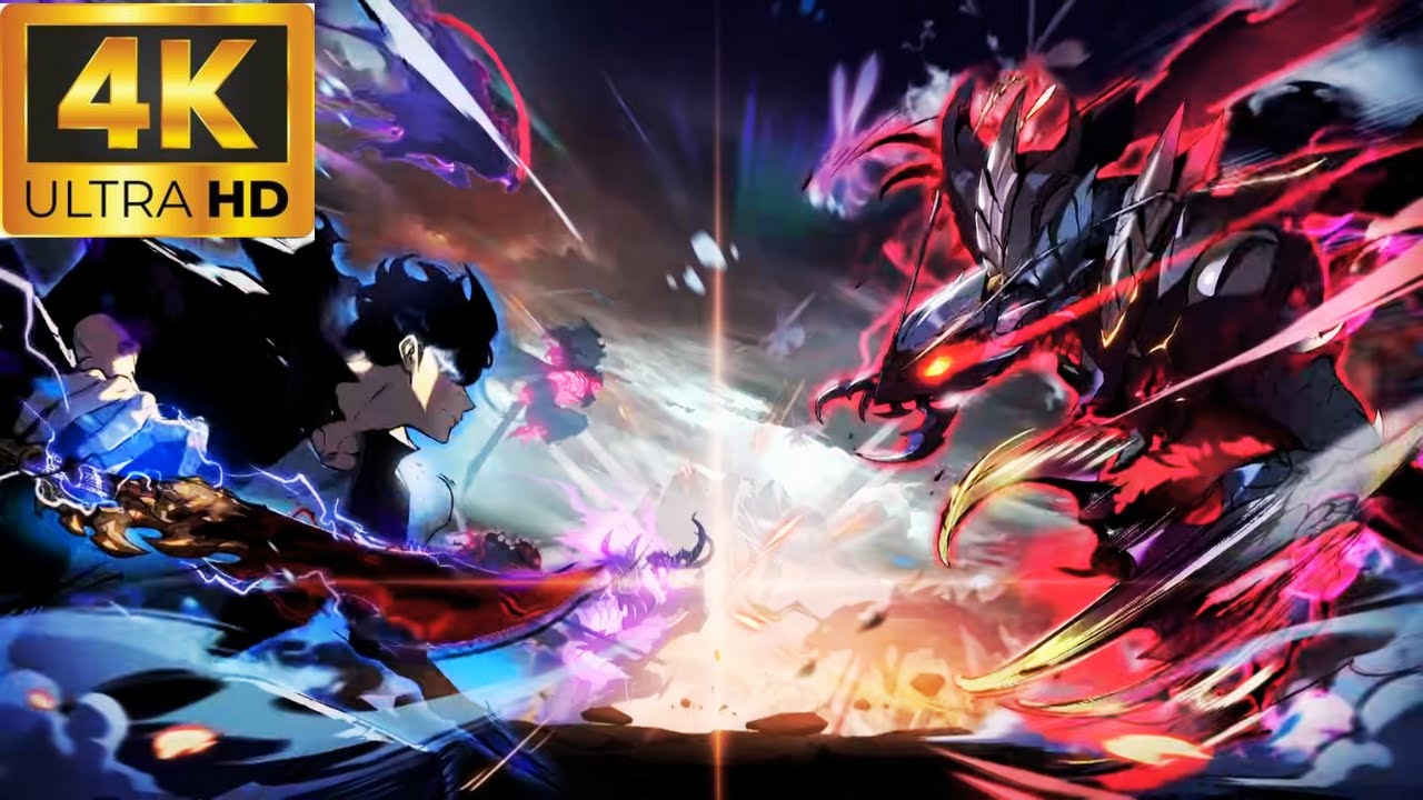 Solo Leveling - Sung Jinwoo vs Beru - 4K 60FPS - YouTube