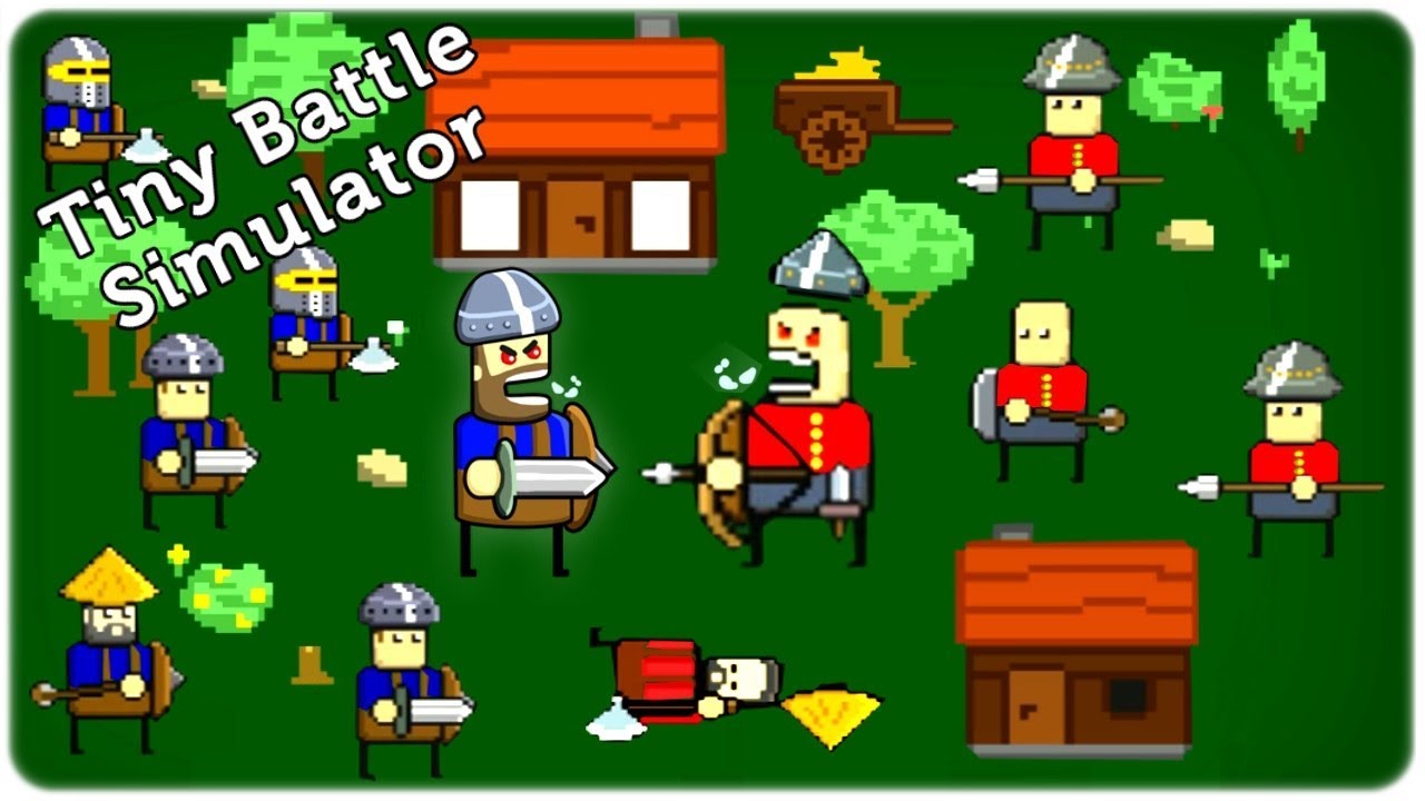 BATALHAS ÉPICAS POR TERRITÓRIOS! ⚔ - Tiny Battle Simulator - YouTube