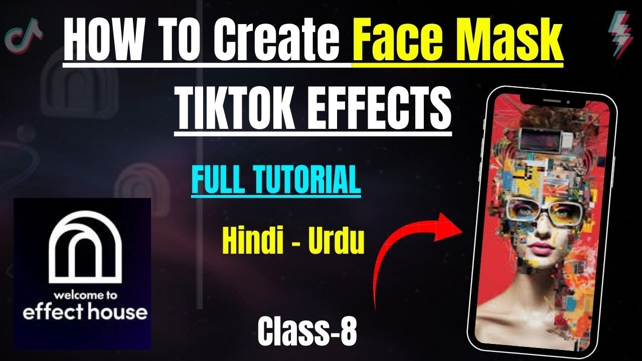 How To Create Face Mask Effects - Tiktok Effect Tutorial Hindi - Urdu - YouTube
