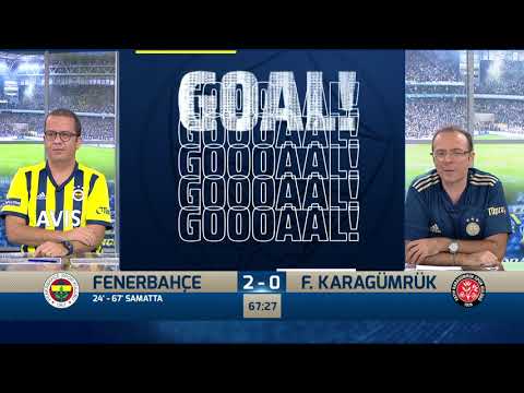 Bizimkilerin Canlı Yayında Gol Sevinçleri 😂  (Fenerbahçe - F. Karagümrük)