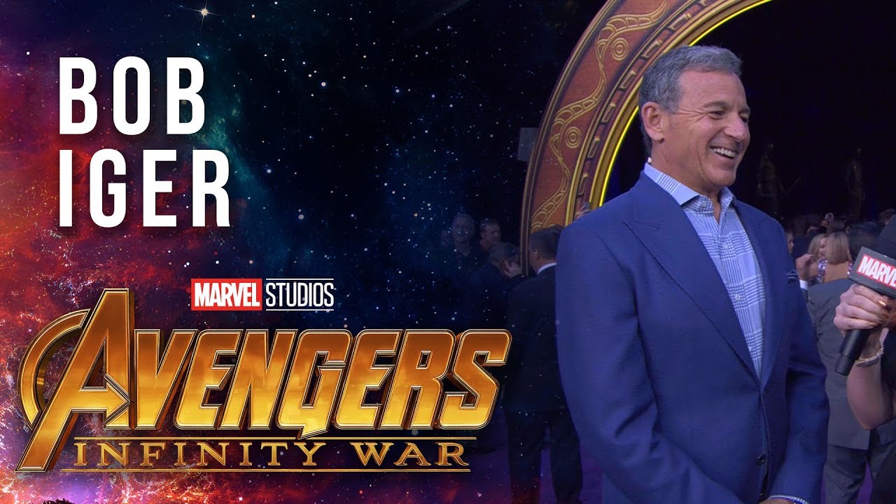 Disney Chairman and CEO Bob Iger Live at the Avengers: Infinity War ...