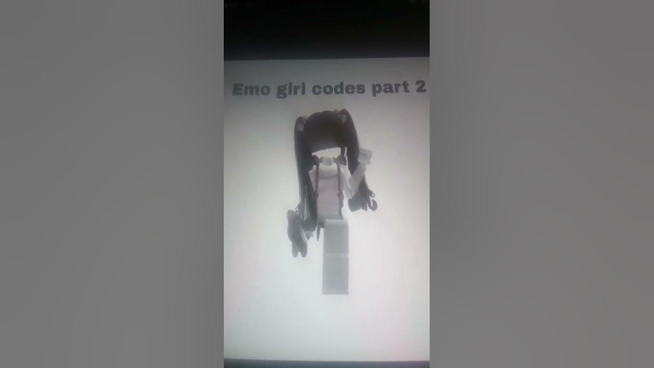 Roblox emo codes part 2 - YouTube