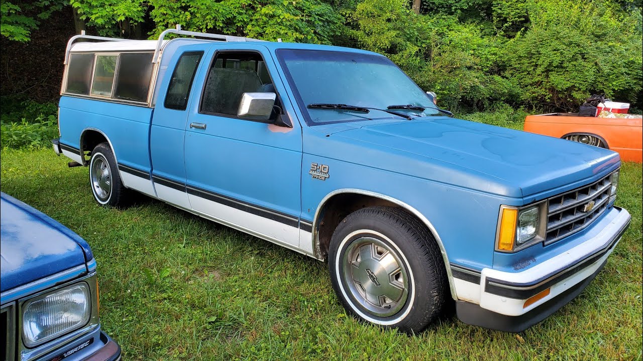 Farm Truck. 1984 Chevy S10 2.2 diesel Extended Cab Minitruck Walk ...